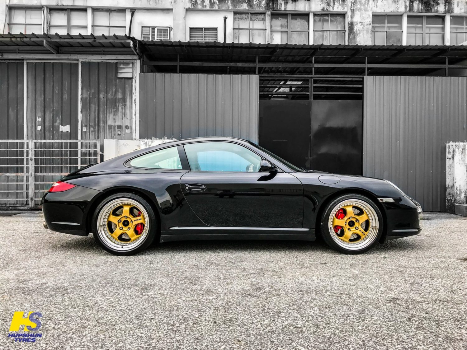 Porsche 911 Carrera 997 Black Work Meister S1 3P | Wheel Front