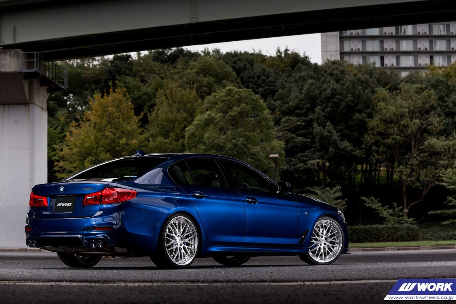 BMW 530i G30 Blue Work Gnosis GR204 | Wheel Front