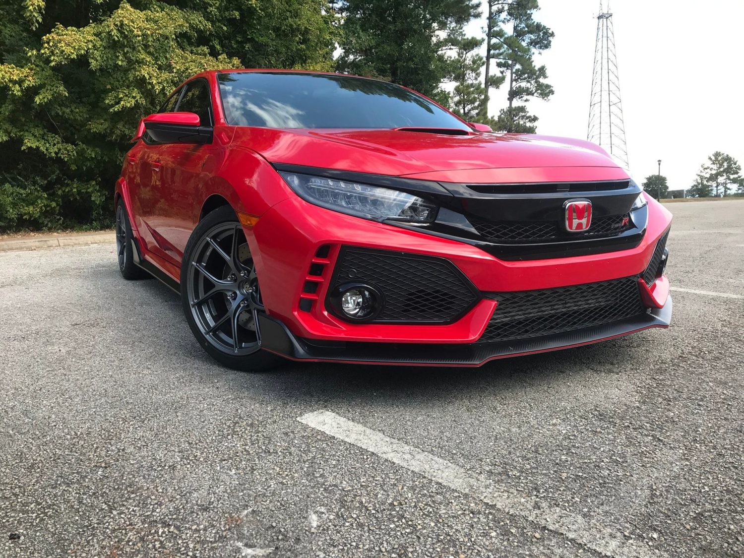 Honda Civic Type-R FK8 Red Titan 7 T-S5 | Wheel Front