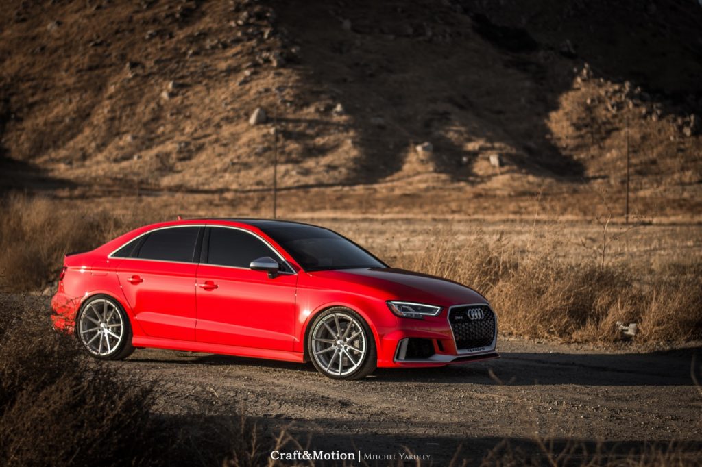 Audi RS3 8V Sedan Red TSW Bathurst | Wheel Front