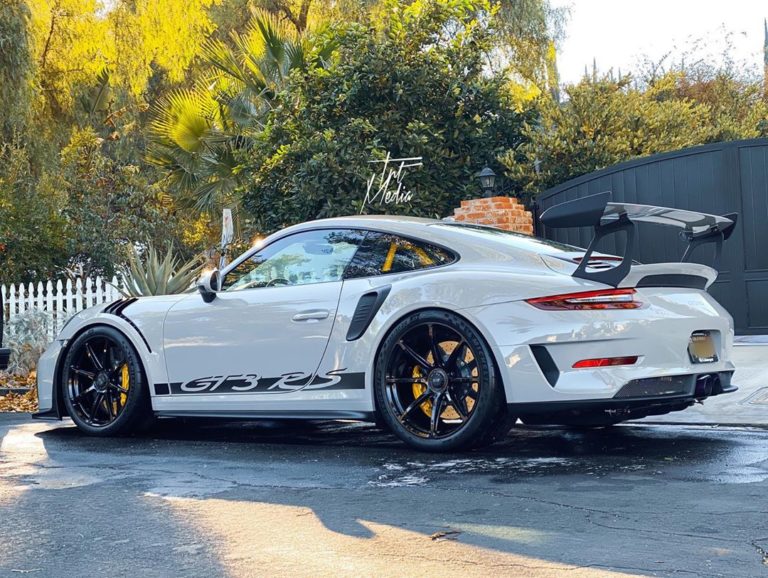 Porsche 911 GT3 RS 991 White Forgeline GE1 | Wheel Front