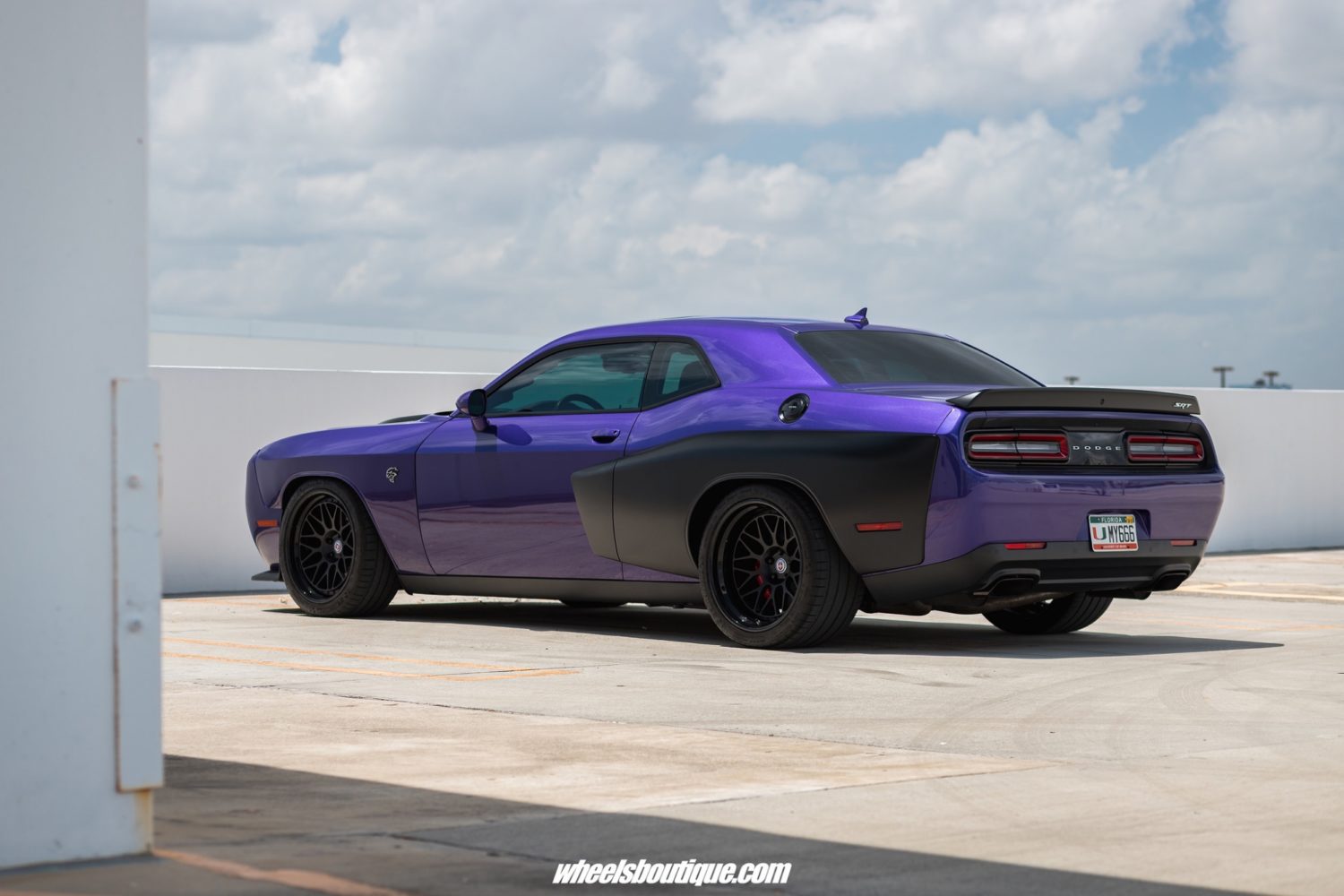 Dodge Challenger Purple HRE Classic 300 | Wheel Front