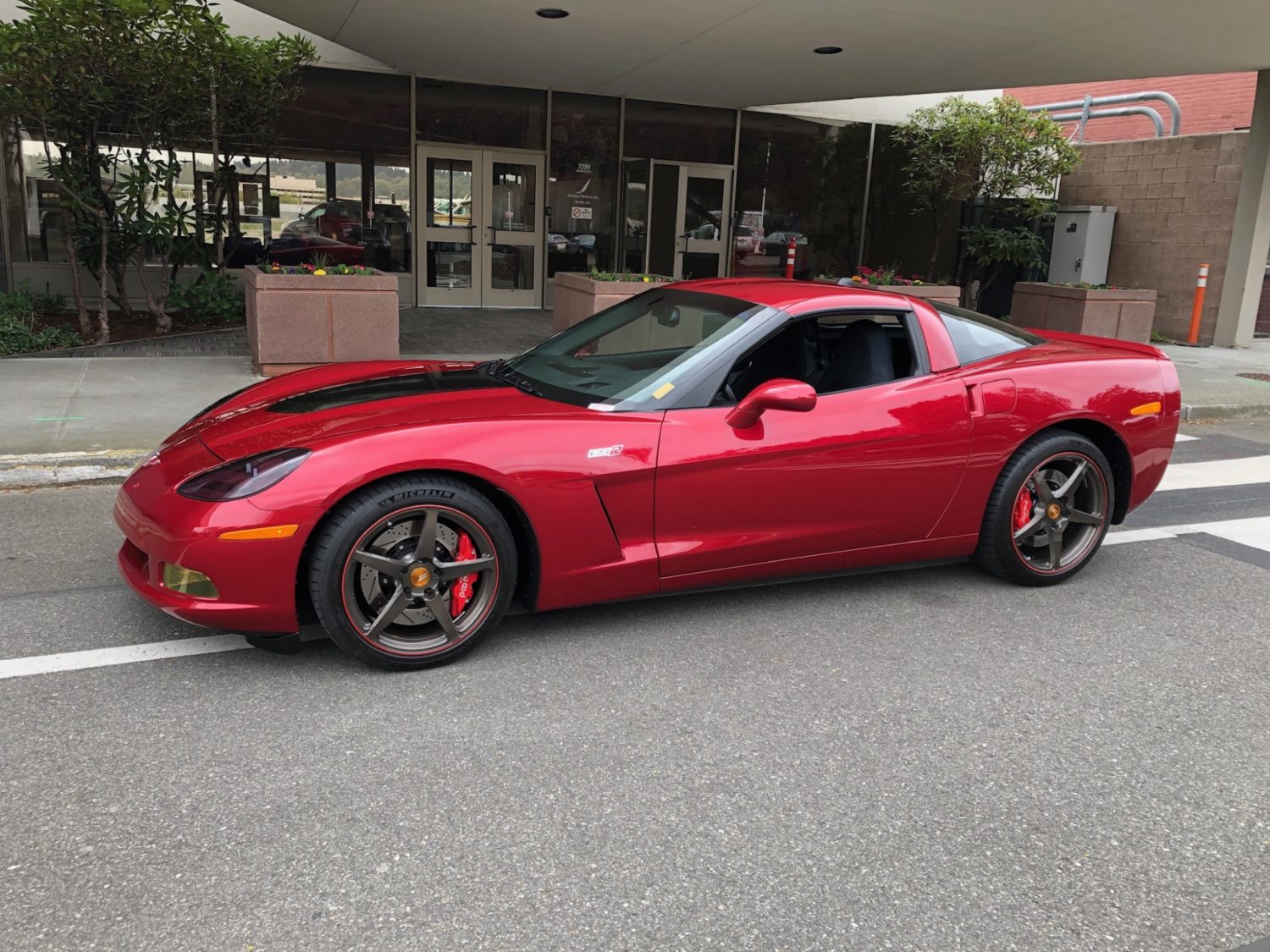 Chevrolet Corvette C6 Red BC Forged RS45 | Wheel Front