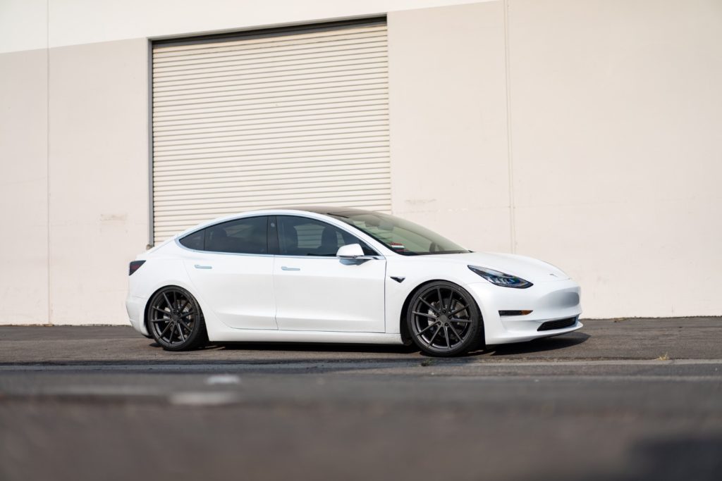 Tesla Model 3 White TSW Bathurst | Wheel Front