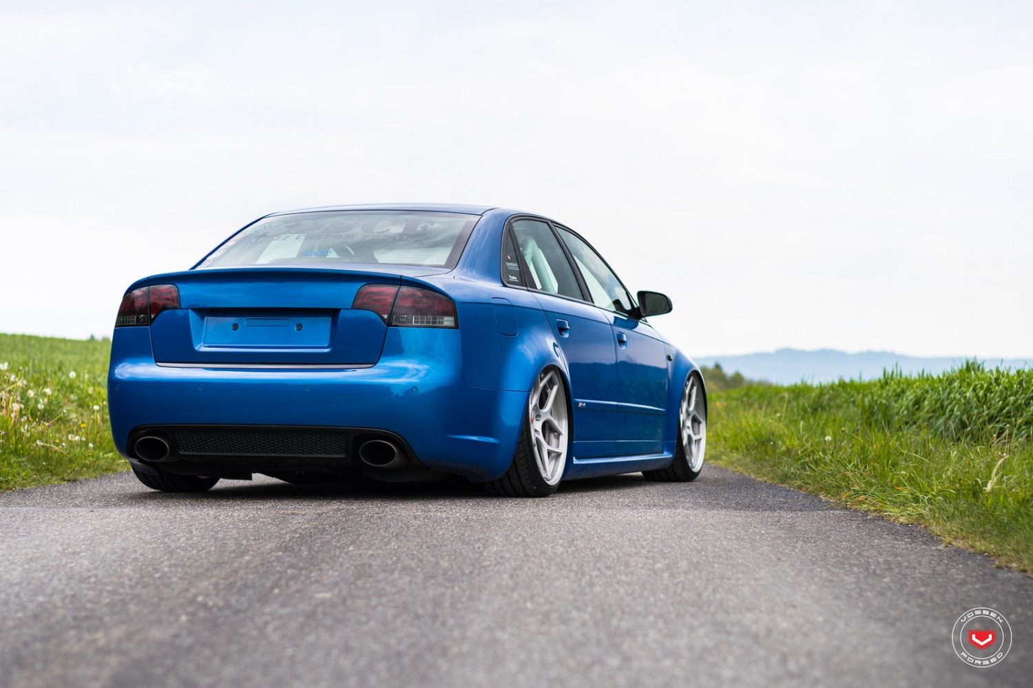 Audi RS4 B7 Blue Vossen CG-205 Wheel | Wheel Front
