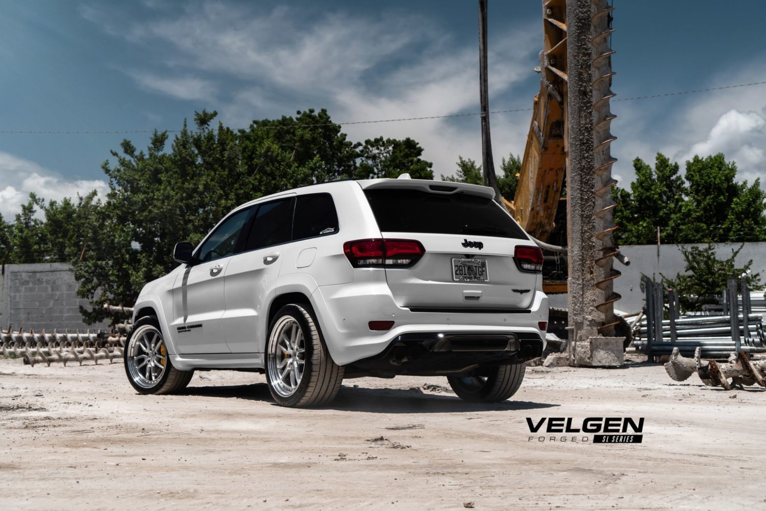 Jeep Grand Cherokee Trackhawk White Velgen SL-10 | Wheel Front