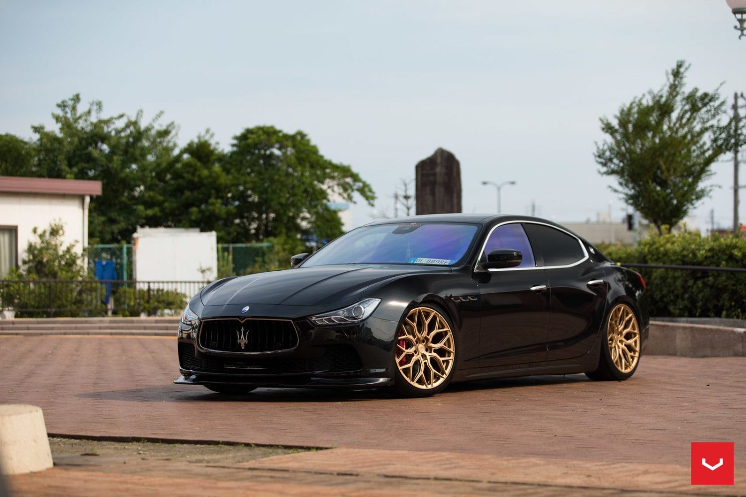 Maserati Quattroporte Black Vossen HF-2 | Wheel Front