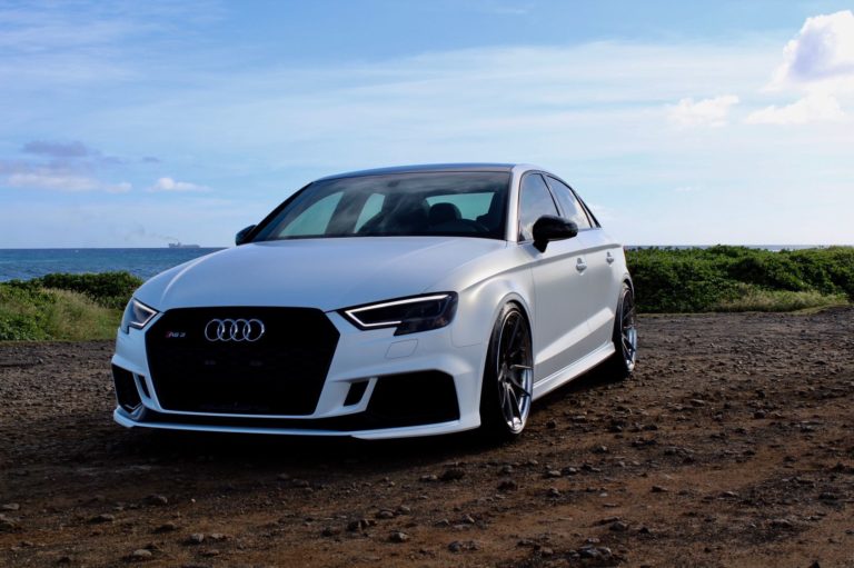 Audi RS3 8V Sedan White BC Forged HCA162S | Wheel Front