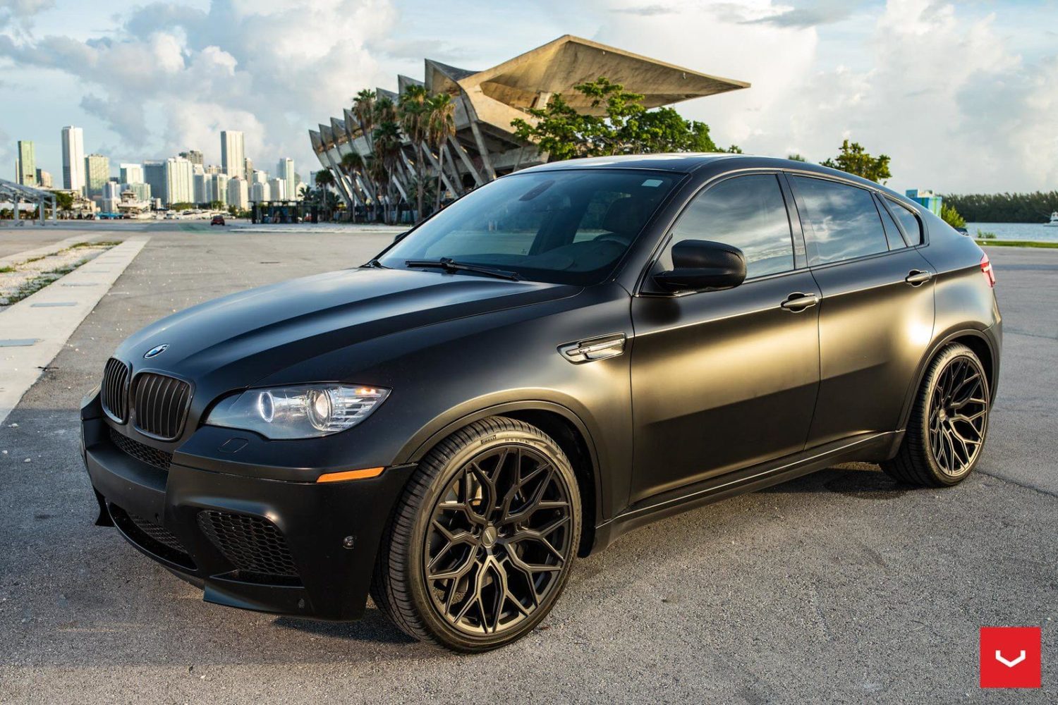 BMW X6 E71 Black Vossen HF-2 | Wheel Front