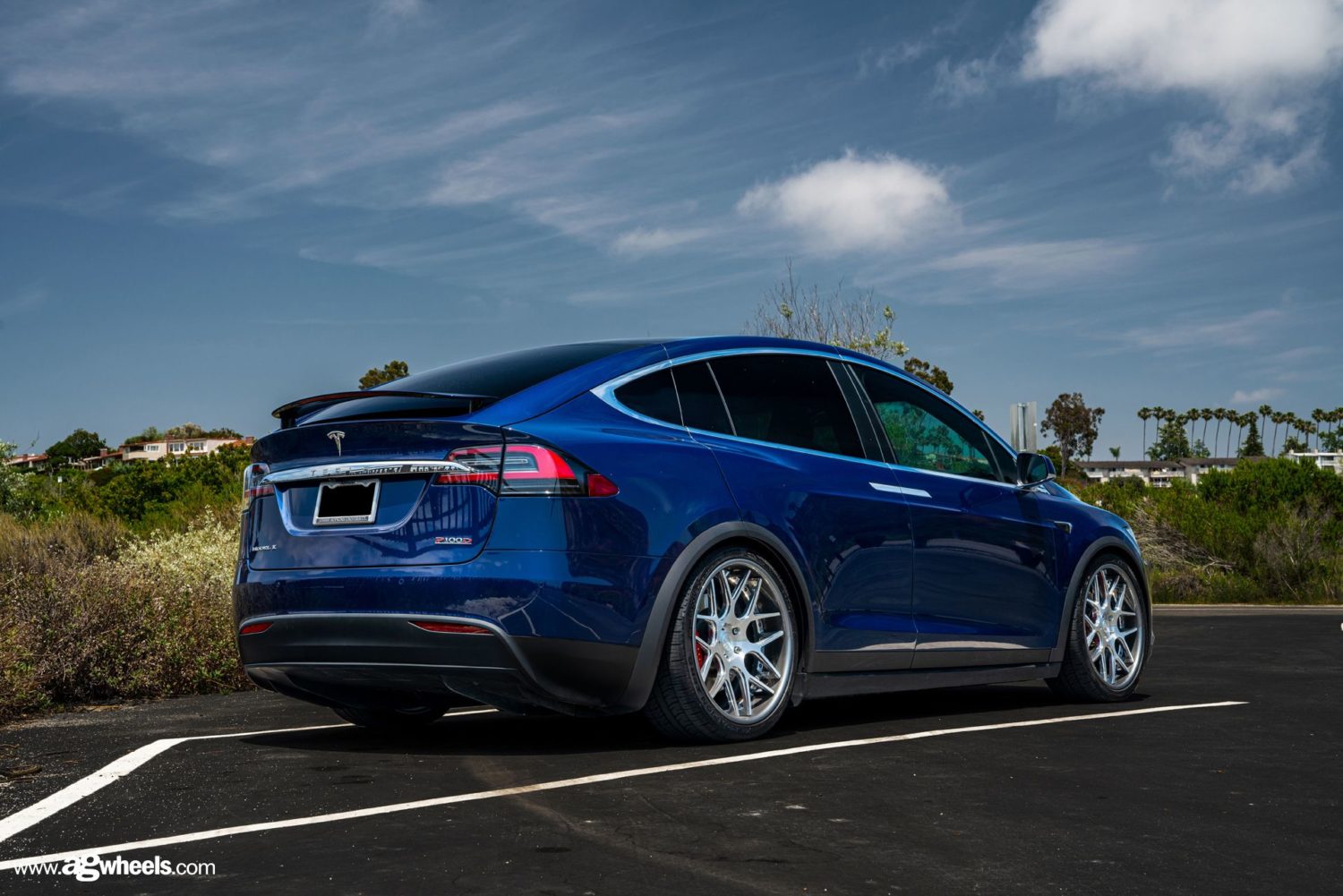 Tesla Model X Blue Avant Garde F410 Wheel | Wheel Front