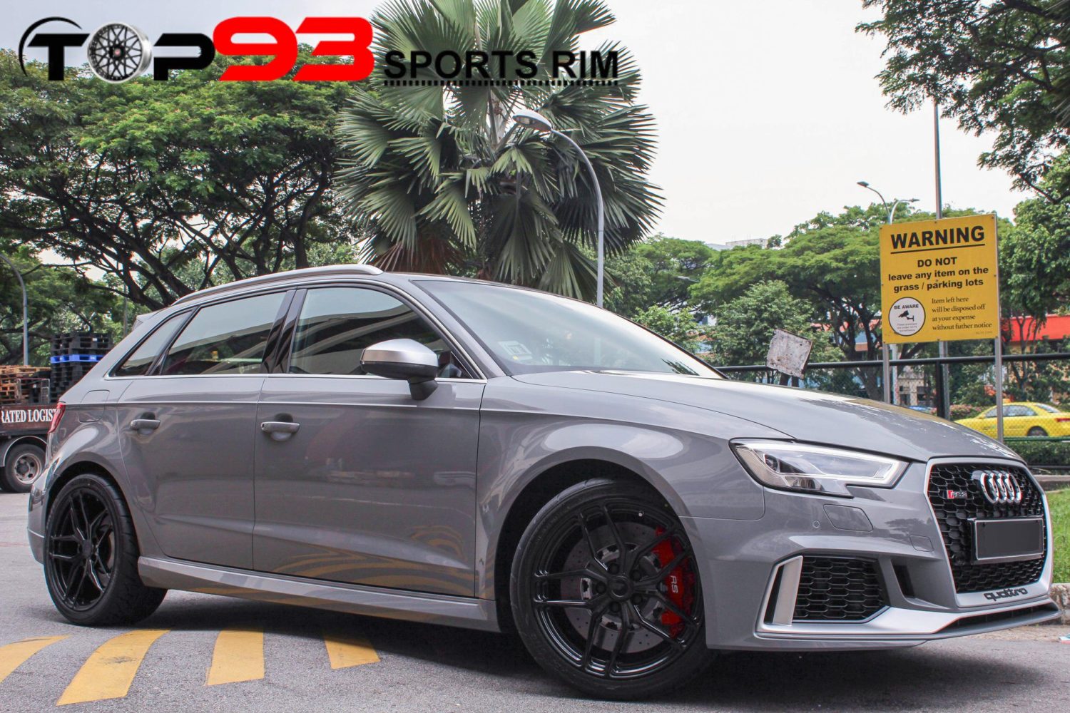 Audi RS3 8V Hatch Grey BC Forged RZ22 | Wheel Front