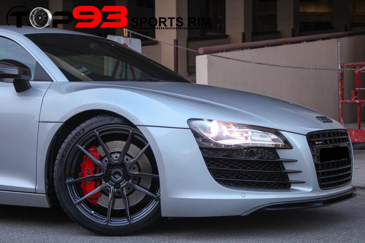 Audi R8 Silver BC Forged EH301 | Wheel Front