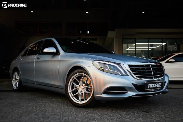Mercedes-Benz S Class W222 Silver Stance SF03 | Wheel Front