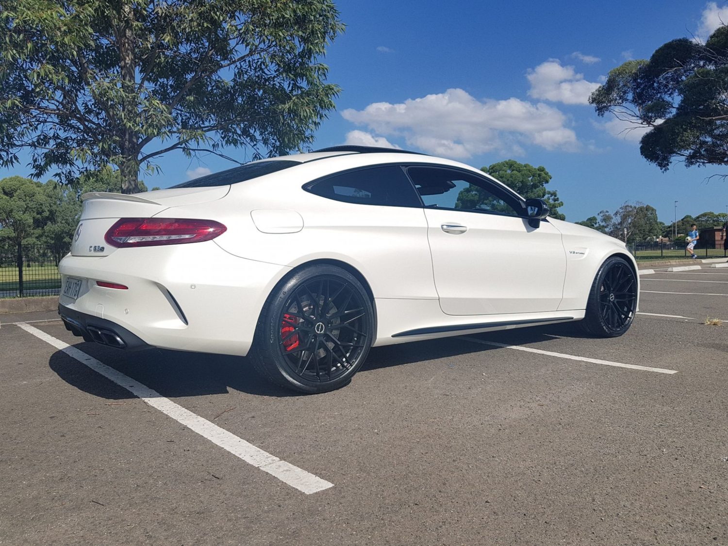 Mercedes-Benz C63 AMG Coupe W205 White Brixton Forged CM10 | Wheel Front