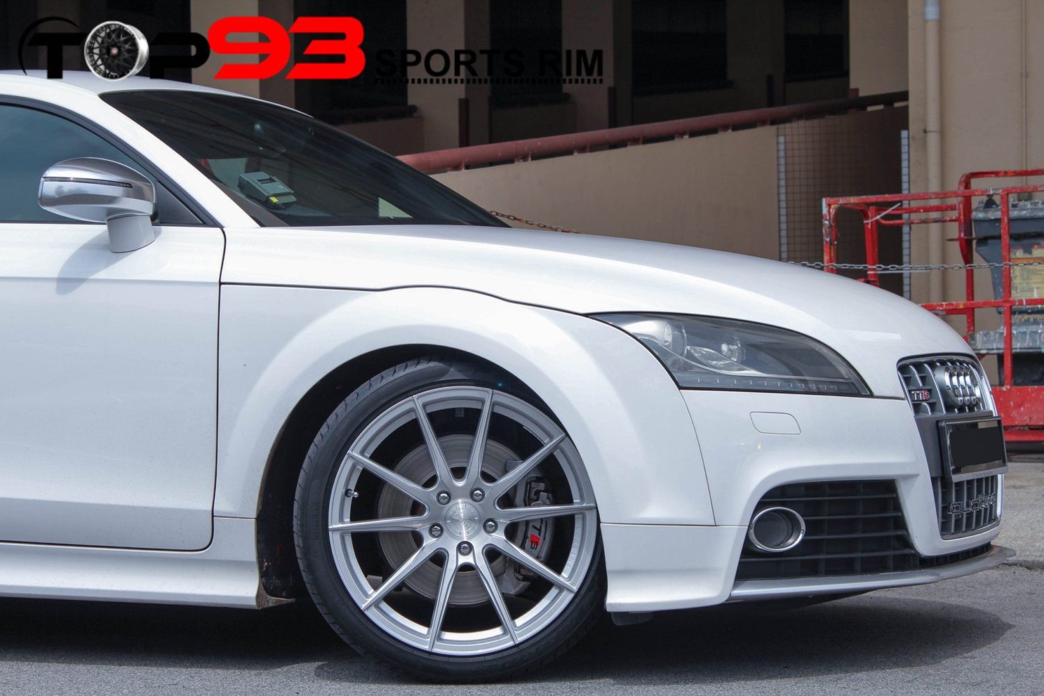 Audi TT 8J White Vertini RF1.1 | Wheel Front