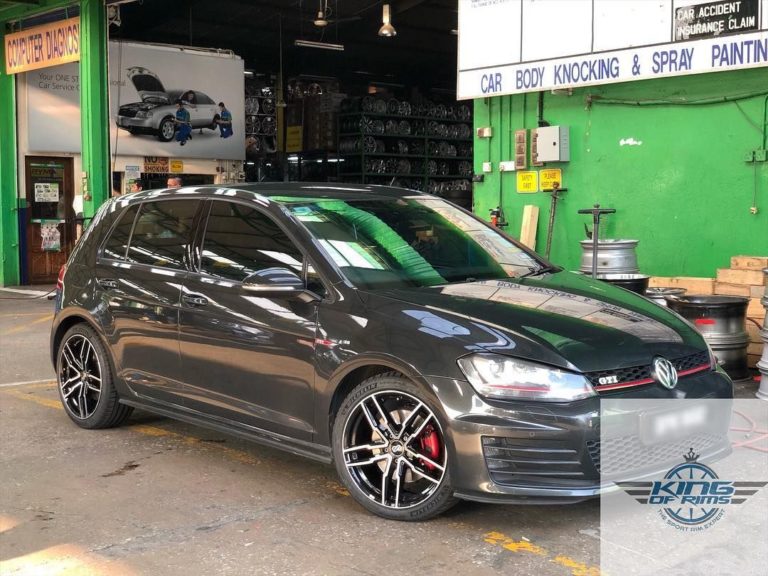 Volkswagen Golf GTI 7 Black Enkei SS05 Wheel | Wheel Front