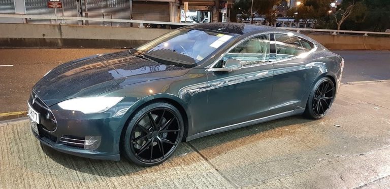 Tesla Model S Green Niche Misano M119 | Wheel Front