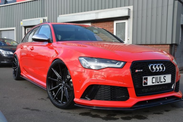 Audi RS6 C7 Red Vossen HF-3 | Wheel Front