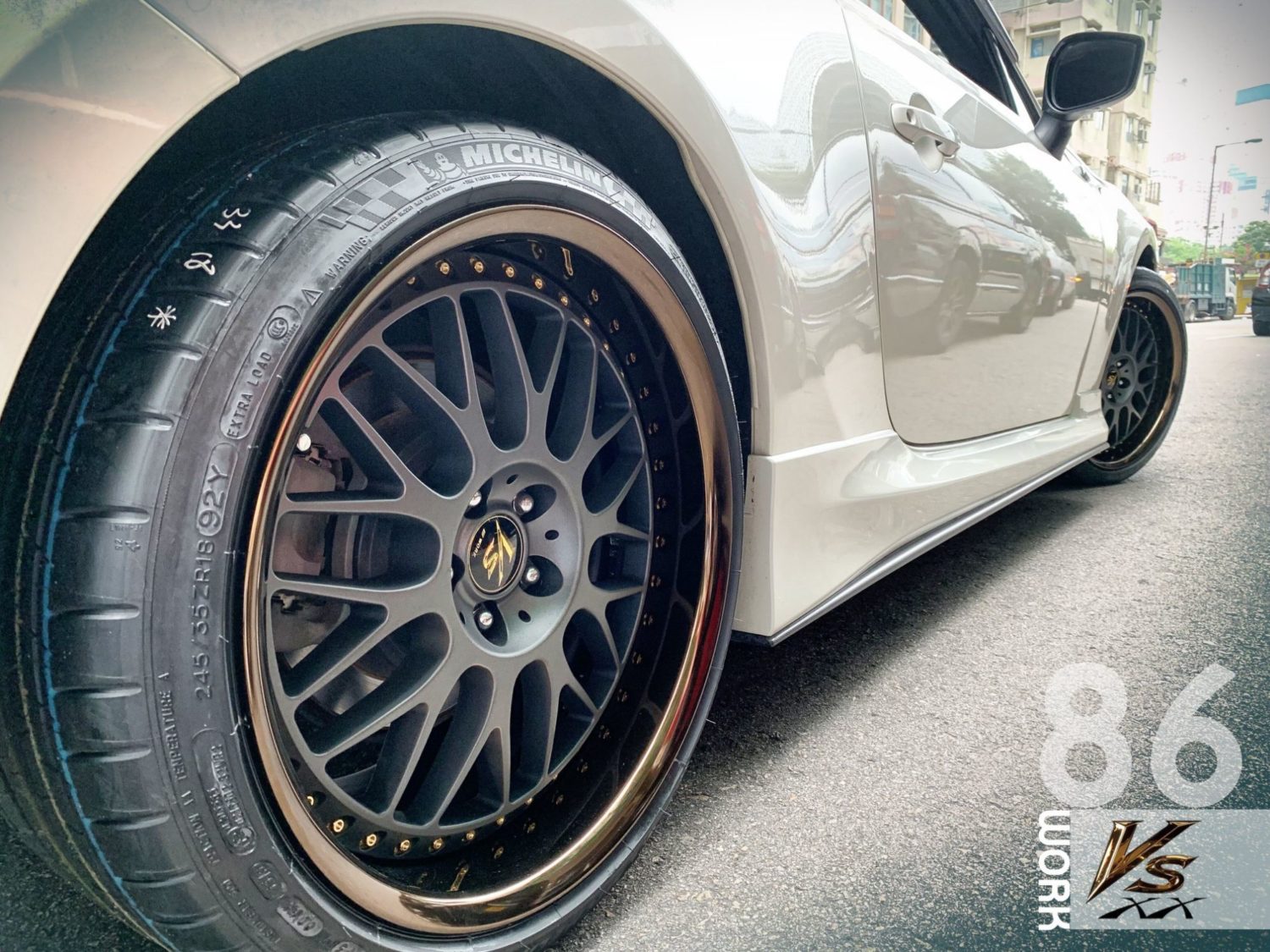 Toyota GT86 White Work VS-XX | Wheel Front