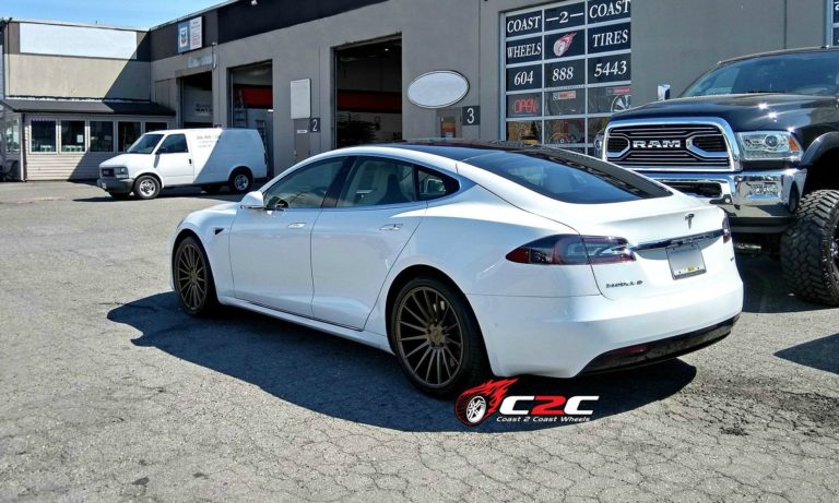 Tesla Model S White Niche Form M158 | Wheel Front