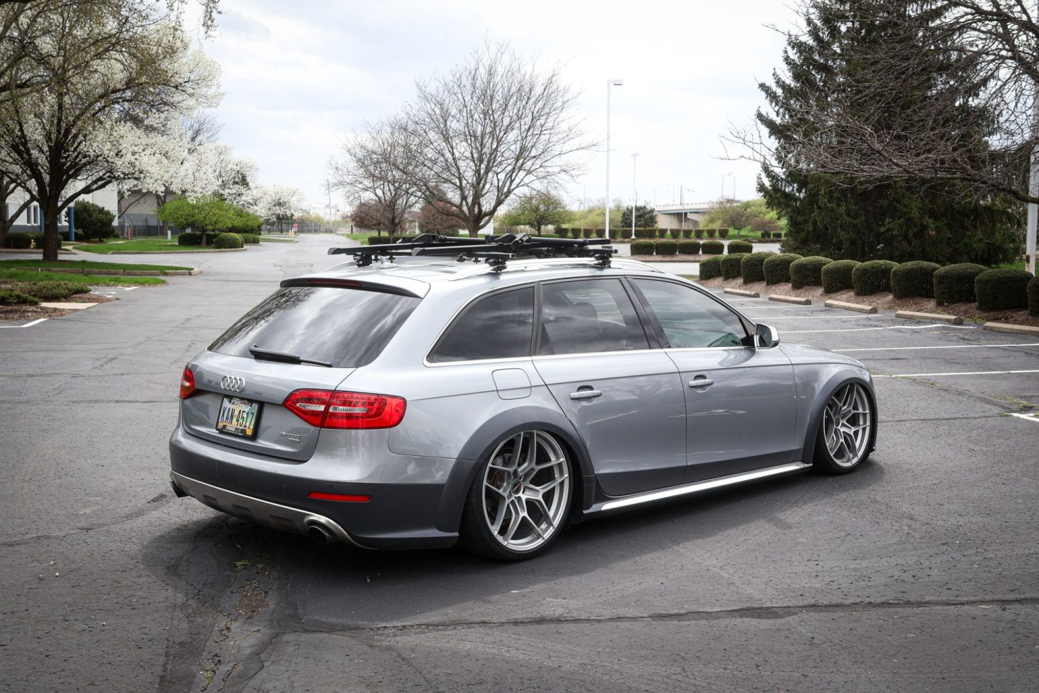 Audi S4 B9 Silver With Forgeline VV1R Wheel