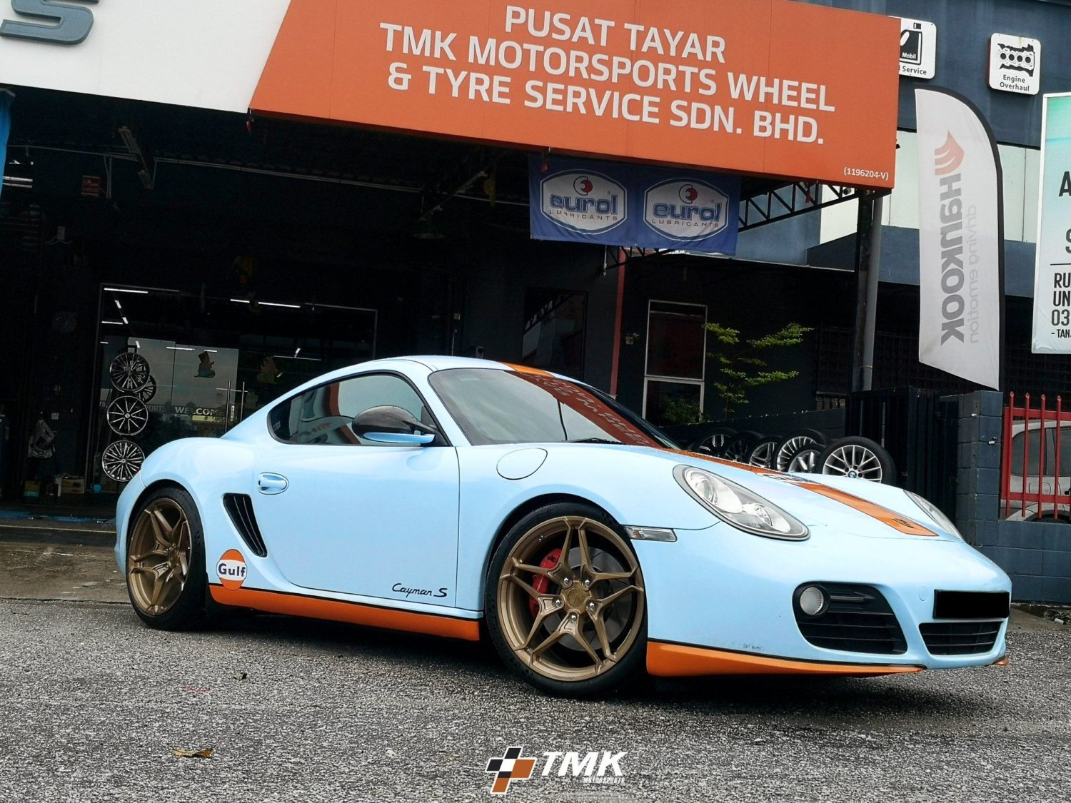 Porsche Cayman S 987 Blue VS Forged VS17 | Wheel Front