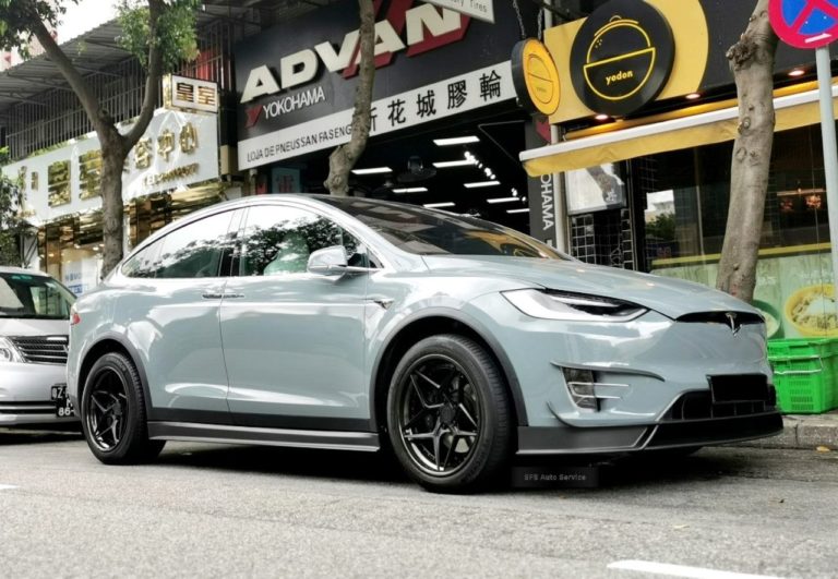 Tesla Model X Grey PUR LX36 | Wheel Front
