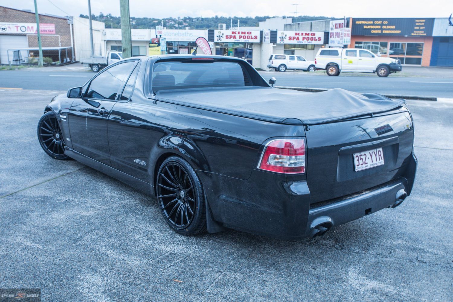 Holden Commodore VE SS Ute Black Asanti ABL-14 Polaris | Wheel Front