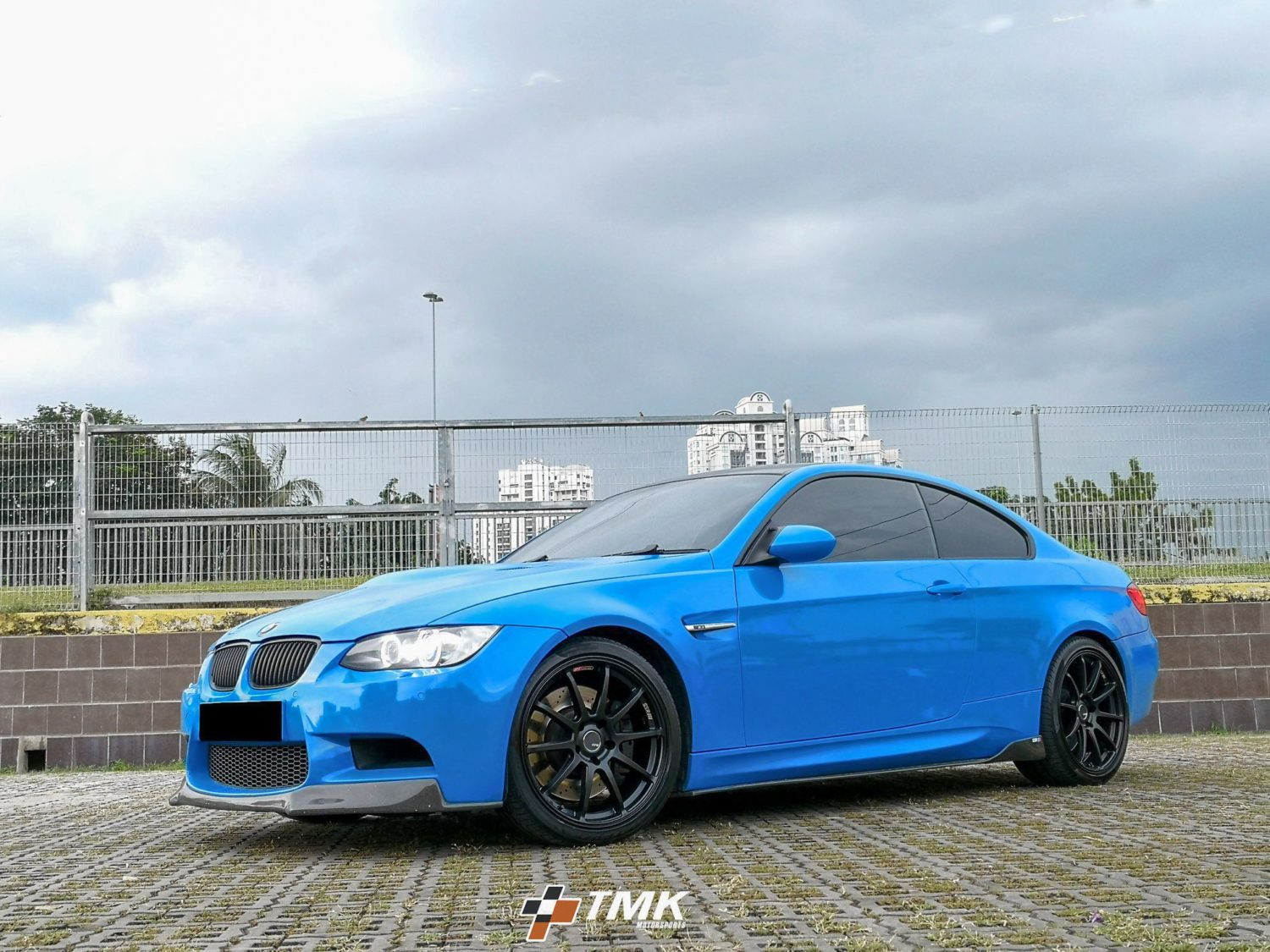 BMW M3 E9X Blue SSR GTV02 | Wheel Front