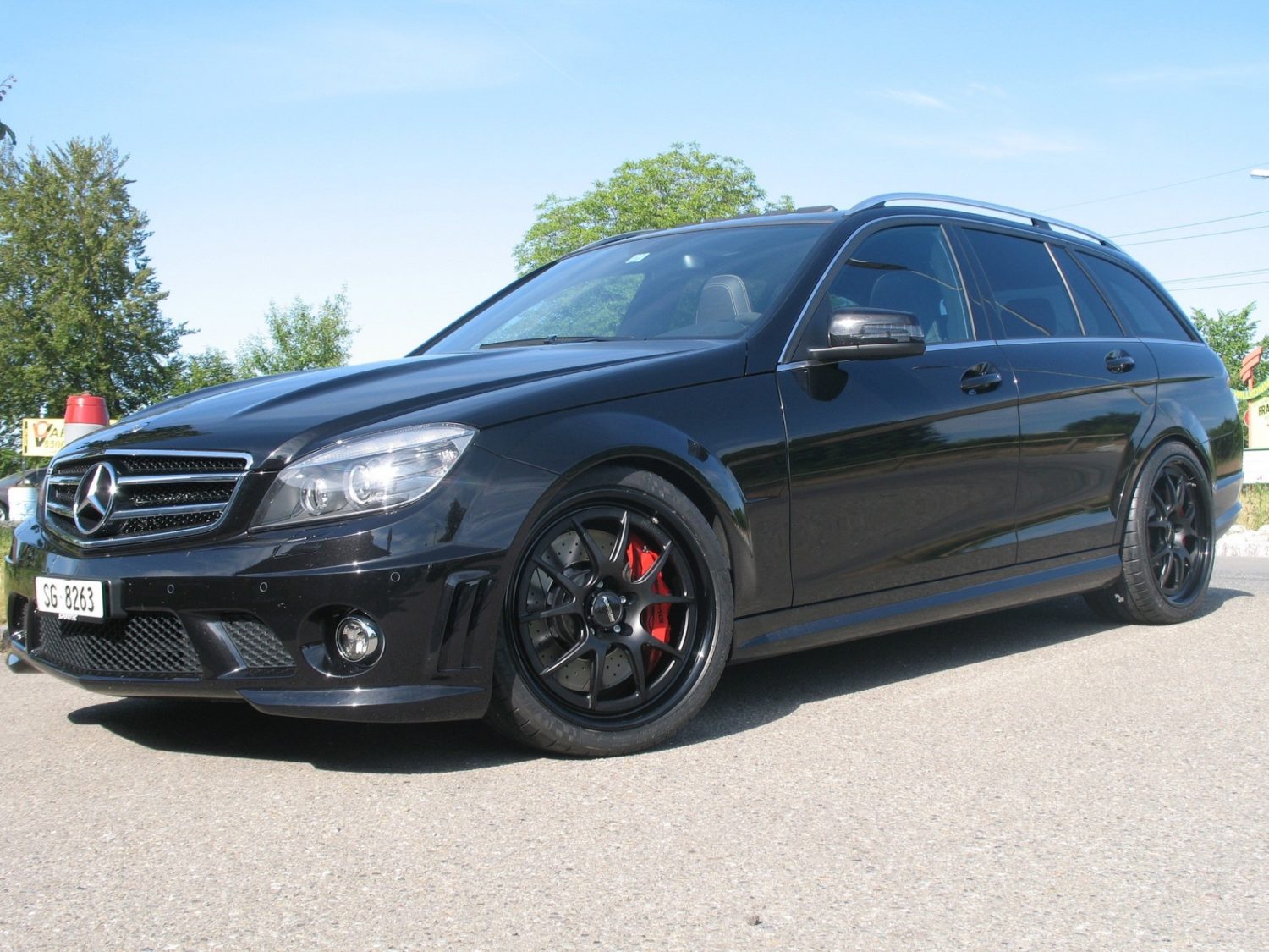 Mercedes-Benz C63 W204 Black Forgeline GA3R | Wheel Front