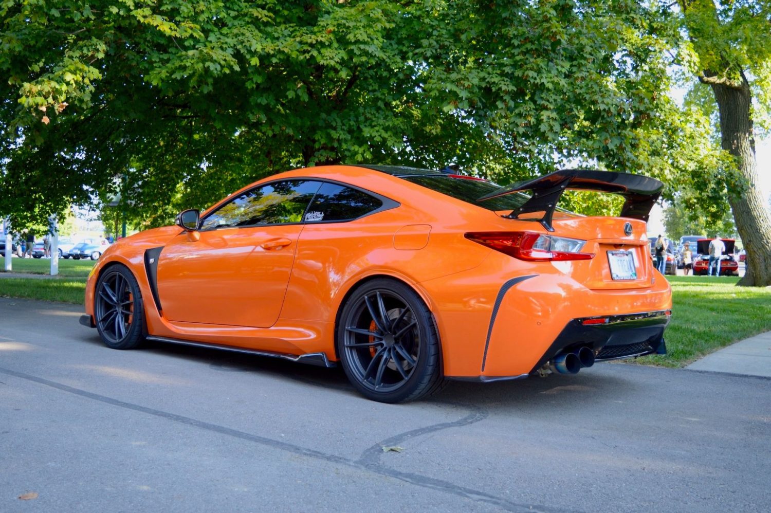 Lexus RC F Orange With Forgeline NW103 Wheel