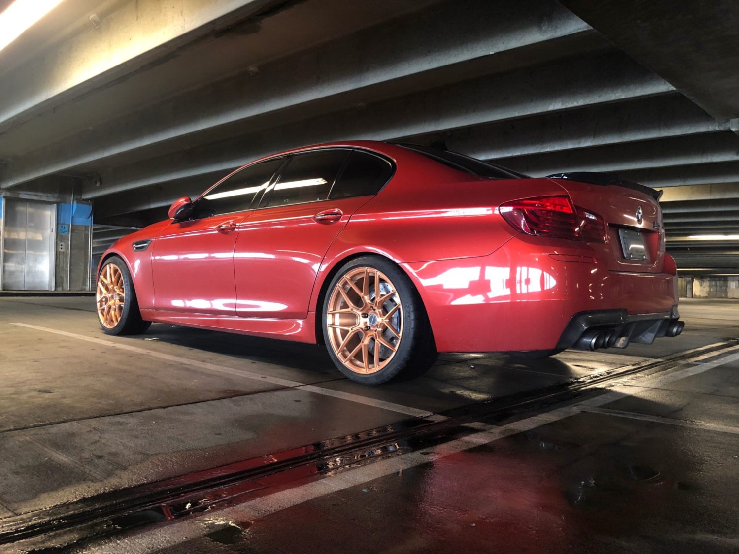 BMW M5 F10 Red Brixton Forged CM8 Ultrasport+ | Wheel Front