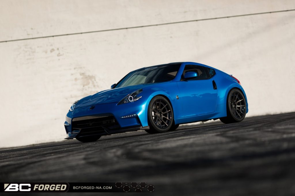 Nissan 370Z Blue BC Forged HCA162S | Wheel Front