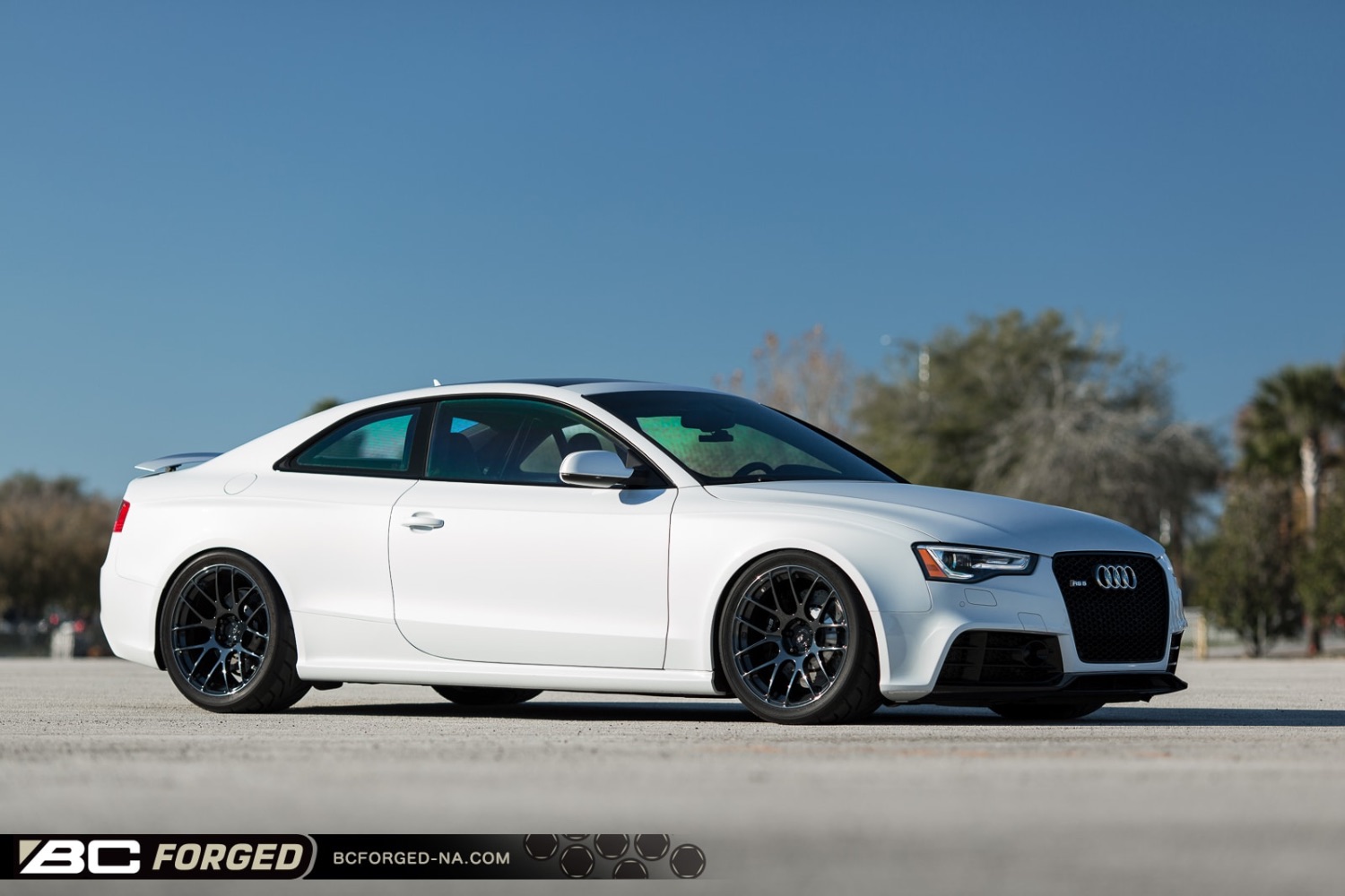 Audi S5 RS5 B8 White BC Forged RS40 Wheel Front Audi S5 RS5 B8 White BC Forged RS40 Wheel Front