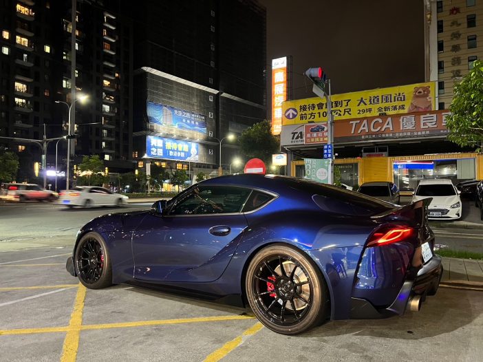 Toyota Supra GR Blue BC Forged KZ10 | Wheel Front