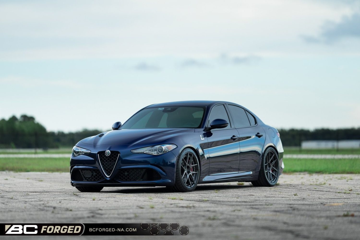 Alfa Romeo Giulia Quadrifoglio Blue BC Forged HCA381S | Wheel Front