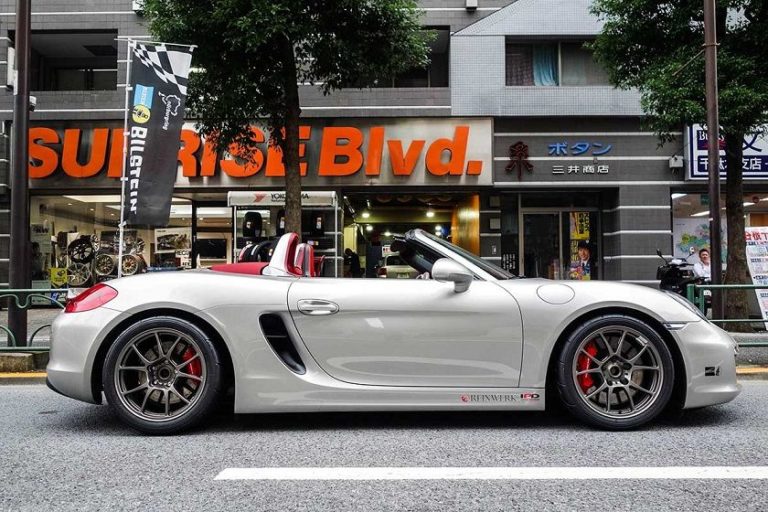 Porsche Boxster S 981 Silver TWS Forged T66-F | Wheel Front