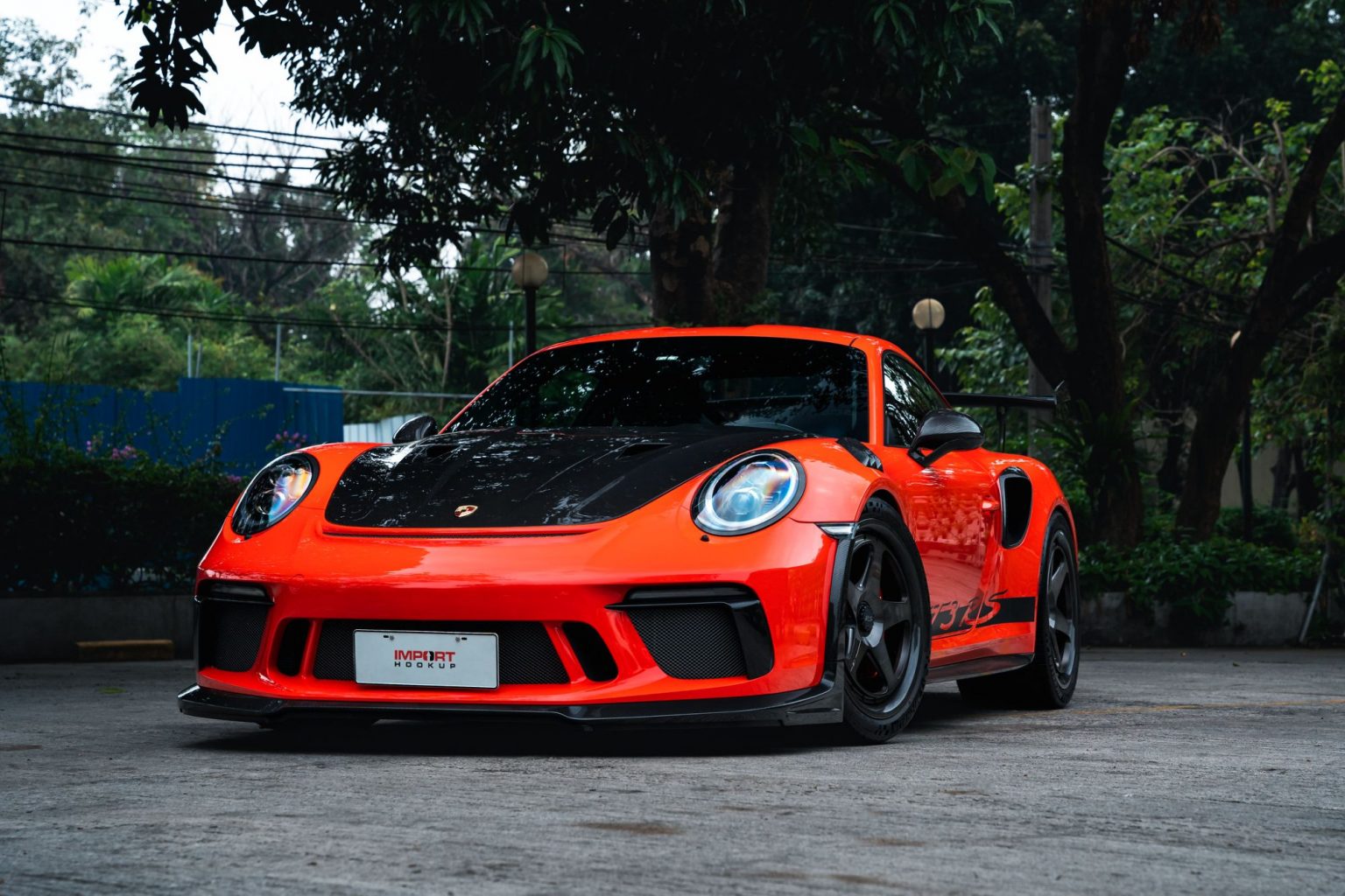 Porsche 911 GT3 RS 991 Red AL13 CF-C005R | Wheel Front