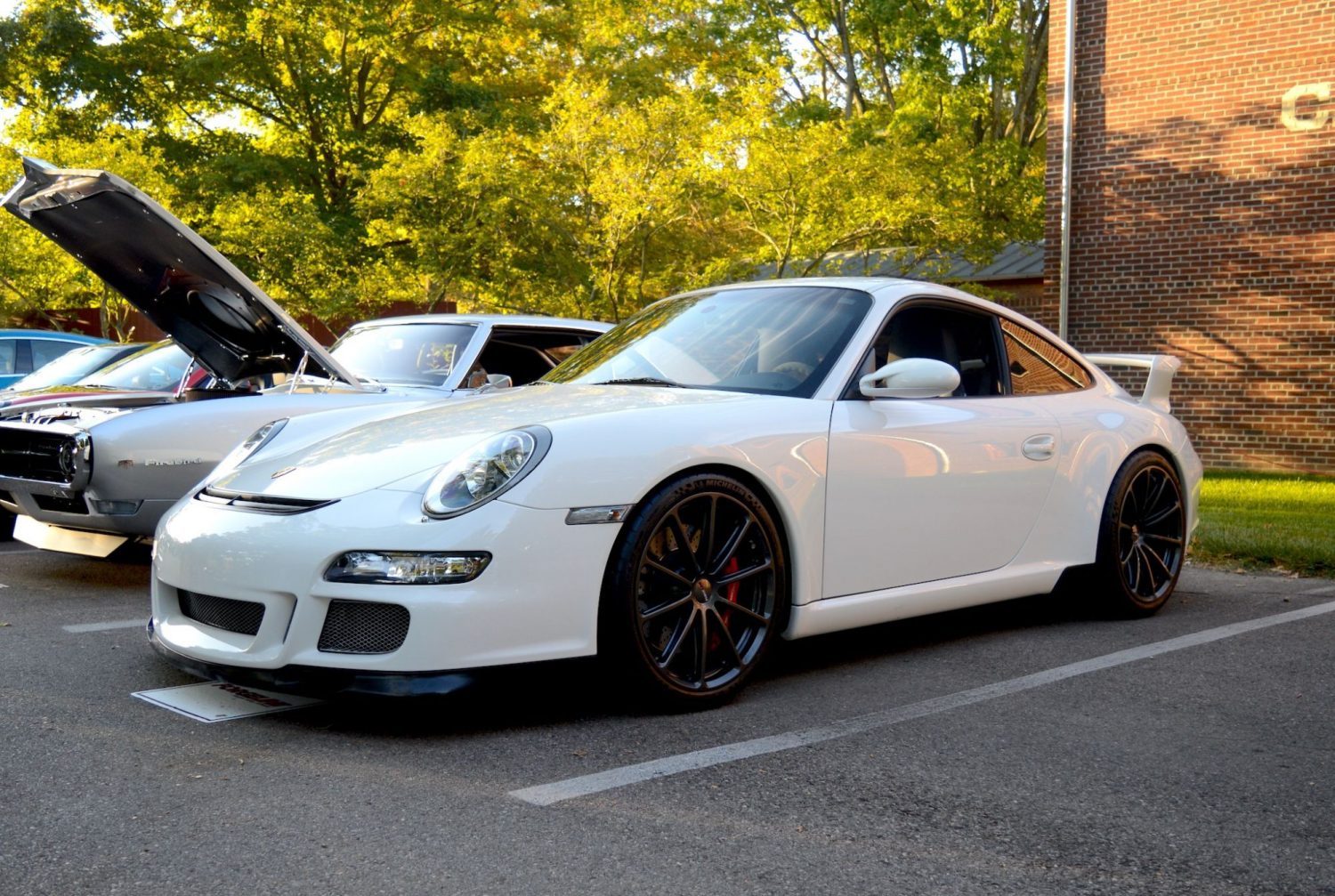 Porsche 911 GT3 997 White Forgeline GT1 5-Lug | Wheel Front