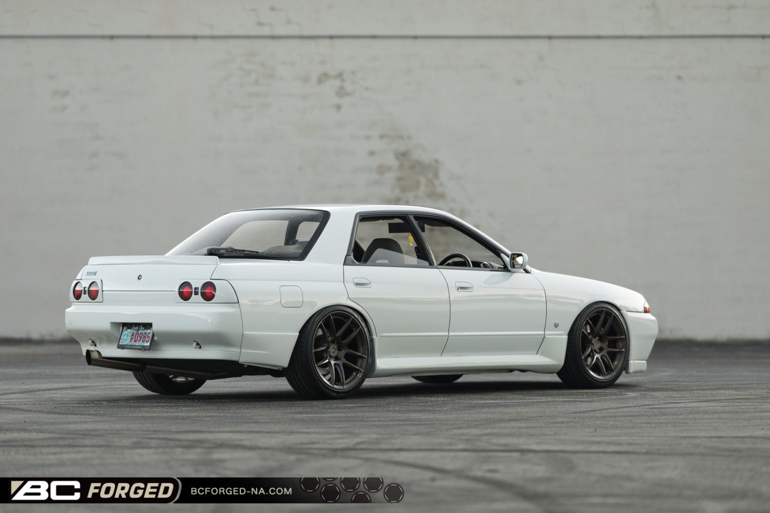 Nissan Skyline R32 GTS-T White BC Forged KL14 | Wheel Front
