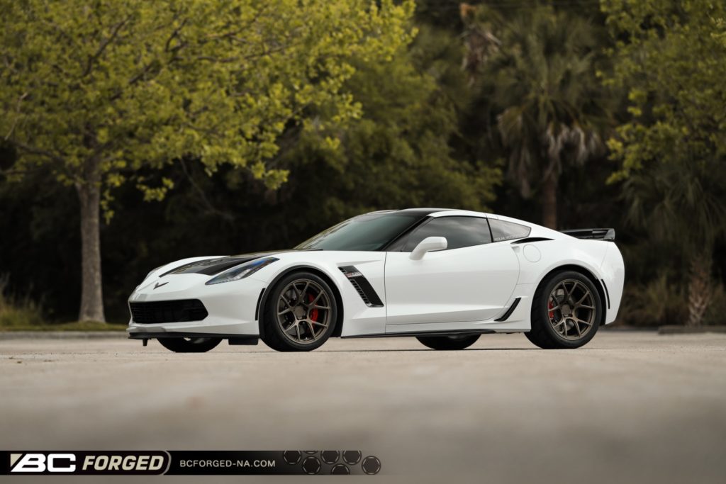 Chevrolet Corvette C7 Z06 White BC Forged RZ05 | Wheel Front