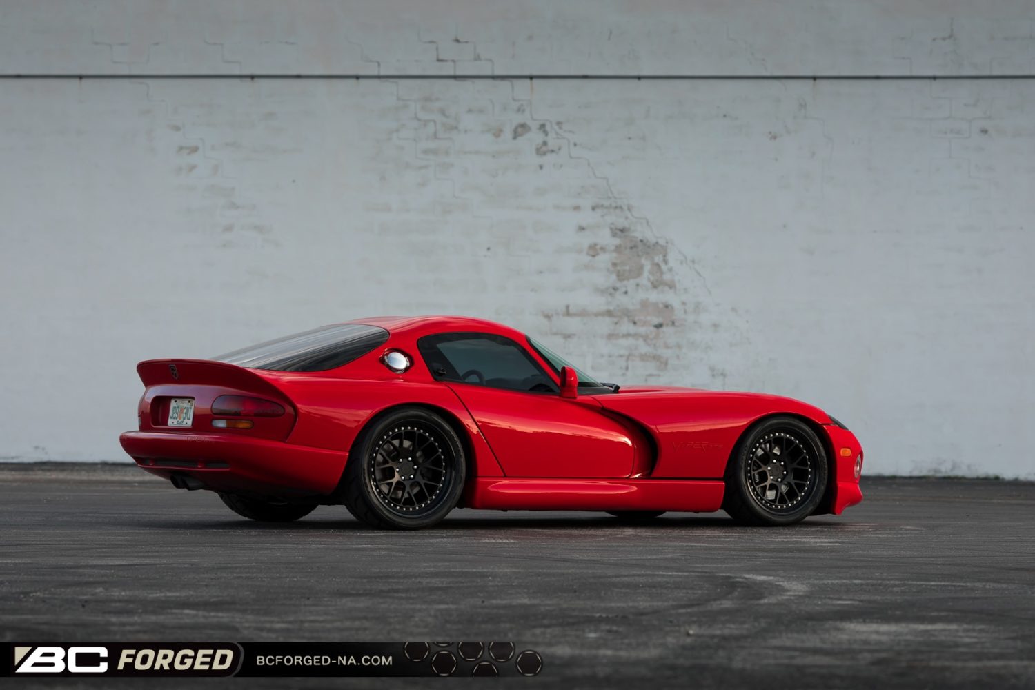 Dodge Viper Red BC Forged MLE72 | Wheel Front