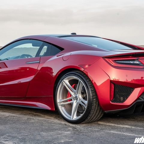 Honda NSX Burgundy HRE P207 | Wheel Front