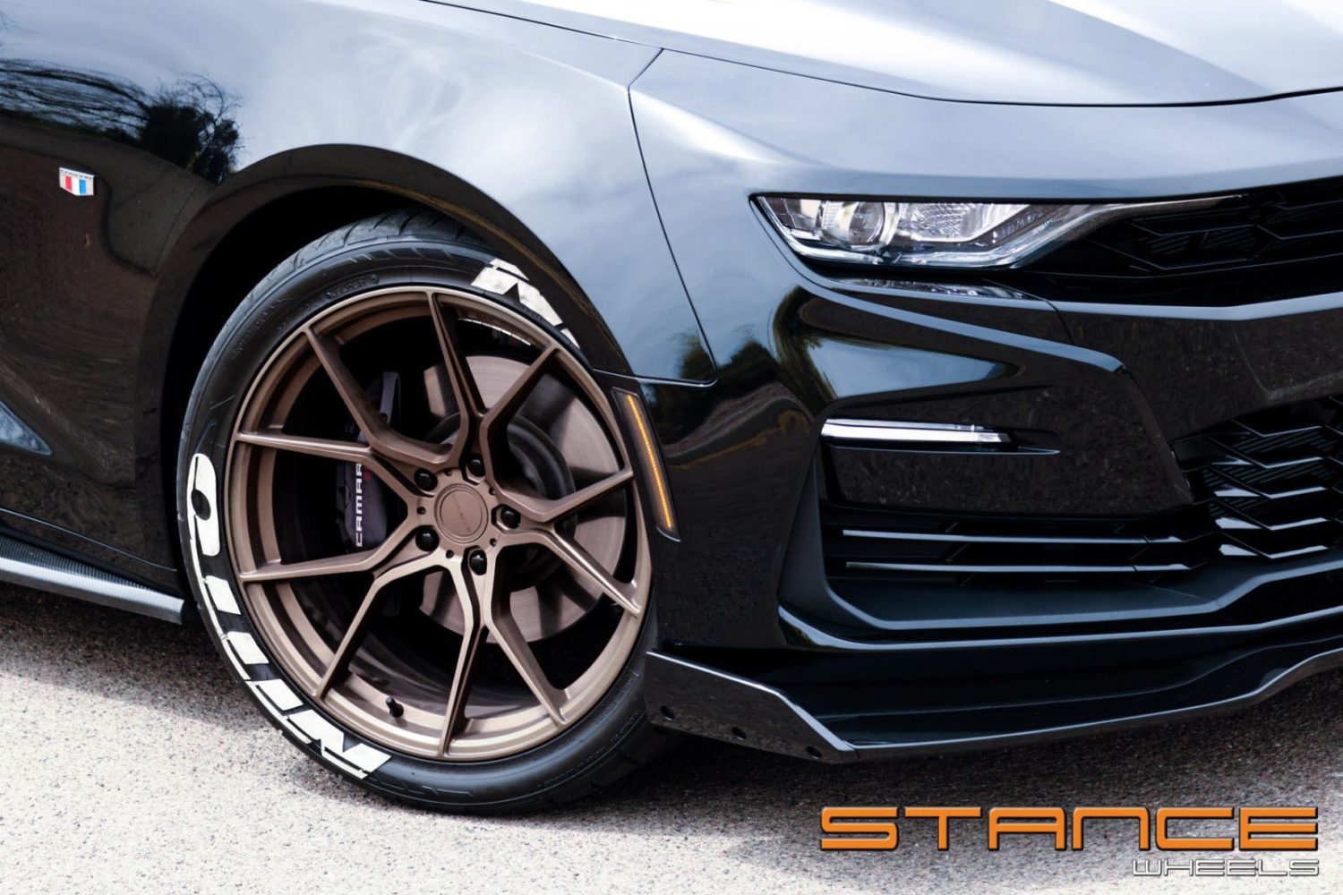 Chevrolet Camaro SS 6th Gen Black Stance SF07 Wheel | Wheel Front