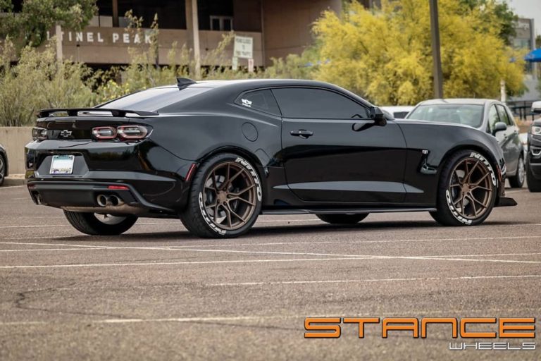 Chevrolet Camaro SS 6th Gen Black Stance SF07 | Wheel Front