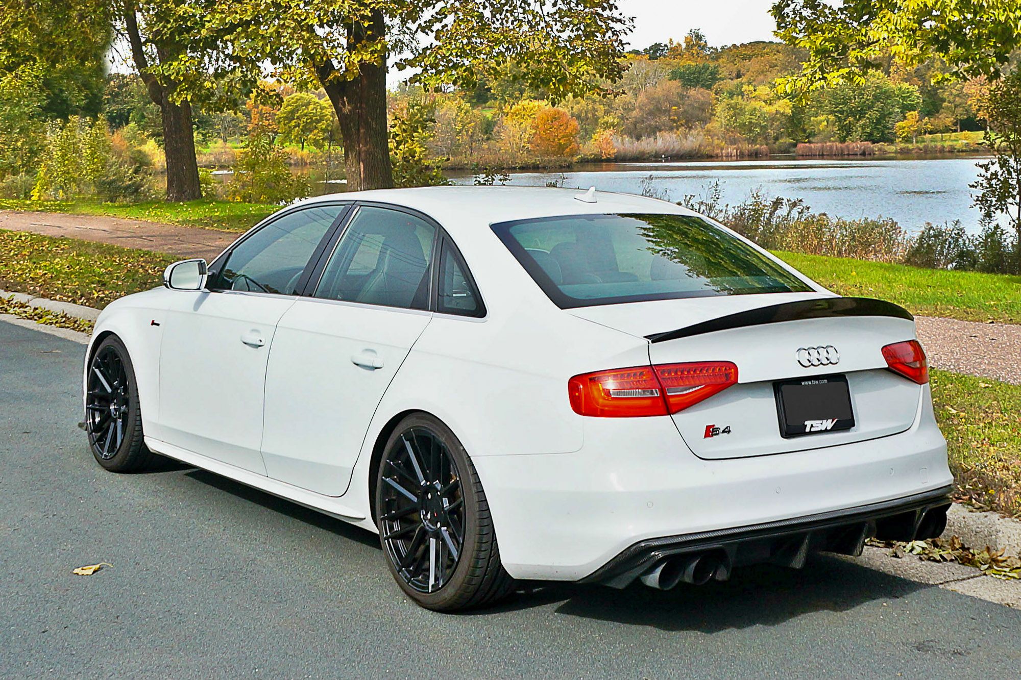 Audi S4 B8 White TSW Mosport Wheel Wheel Front Audi S4 B8 White TSW Mosport Wheel Wheel Front