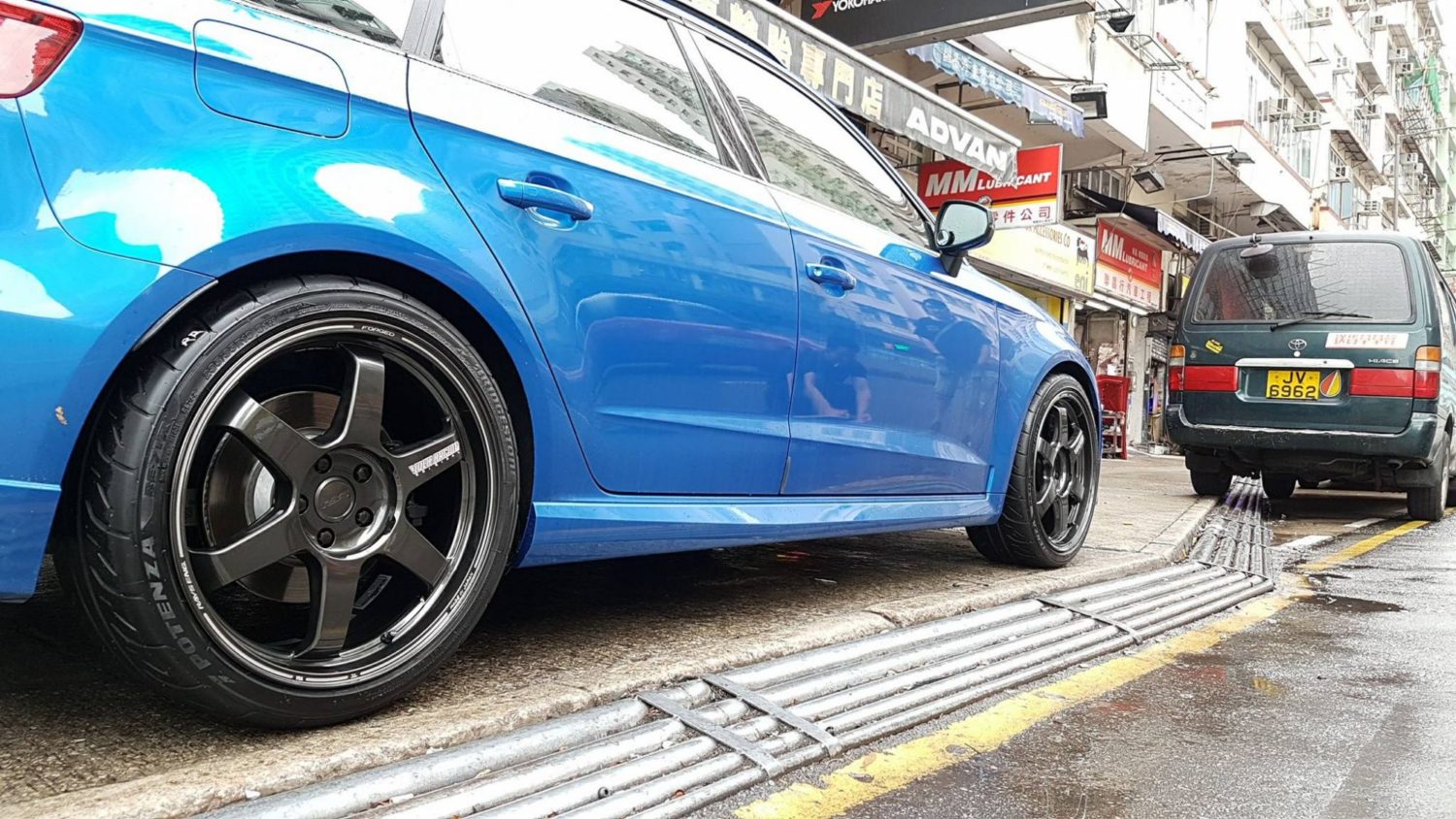 Audi RS3 8V Hatch Blue Rays Volk TE37 Ultra | Wheel Front