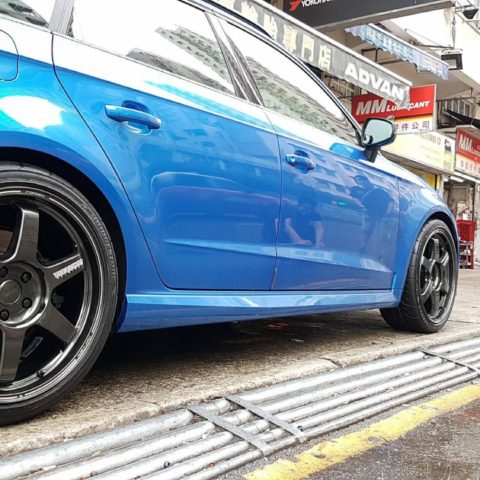 Audi RS3 8V Hatch Blue Rays Volk TE37 Ultra | Wheel Front