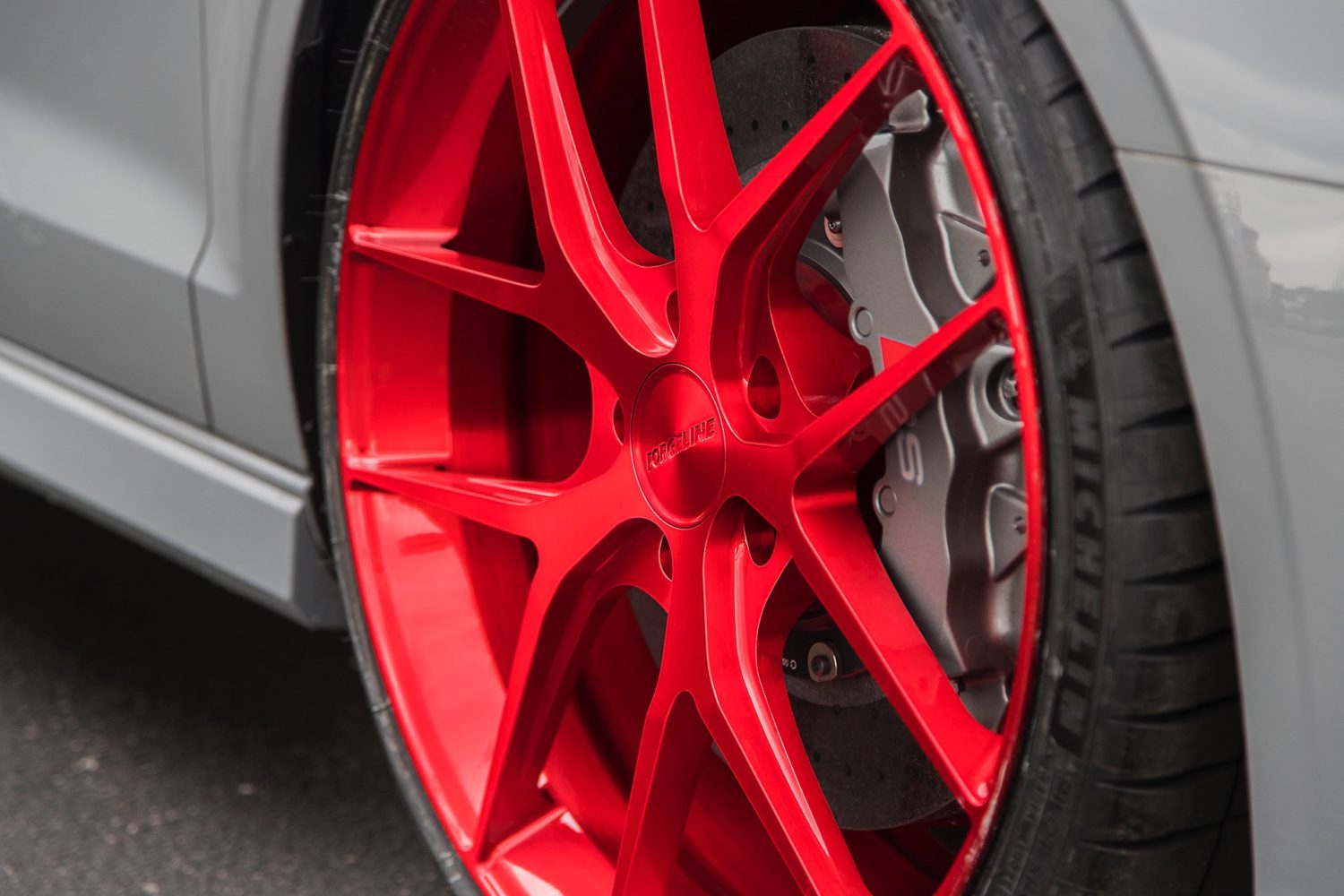 Audi RS3 8V Sedan Grey Forgeline VX1 | Wheel Front