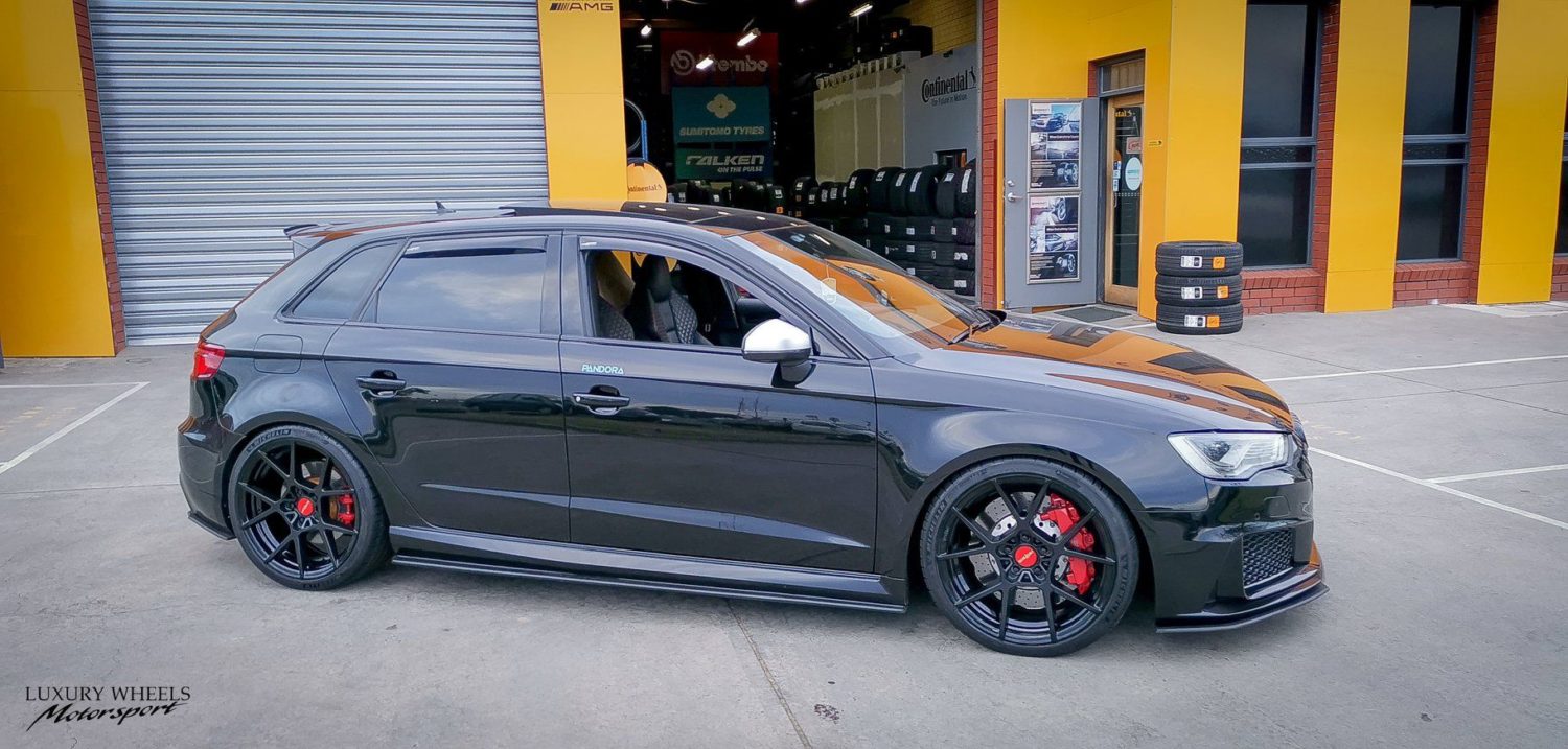 Audi RS3 8V Hatch Black Rotiform KPS | Wheel Front